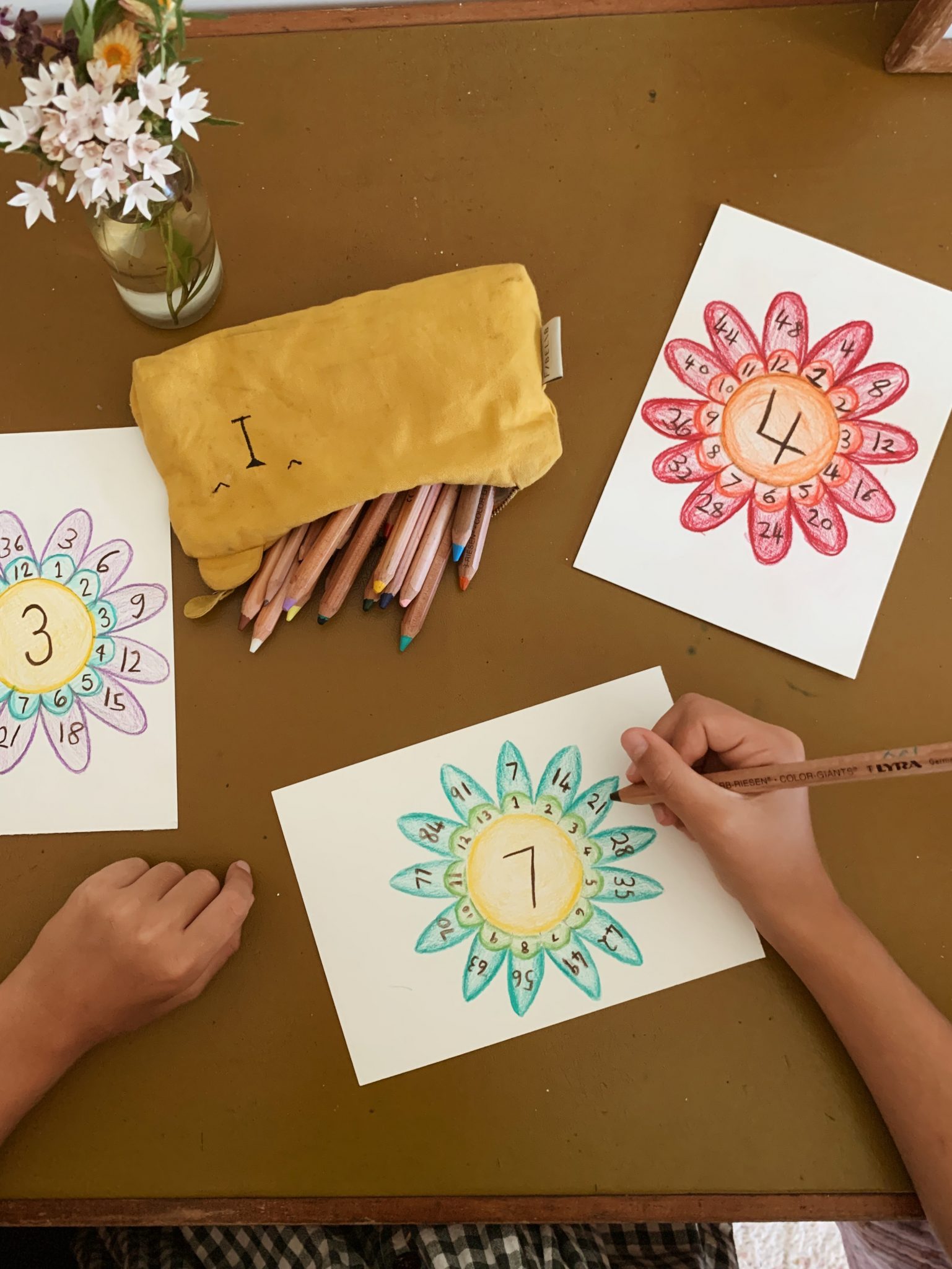 Multiplication Flowers. Help your kids learn their multiplication with ...