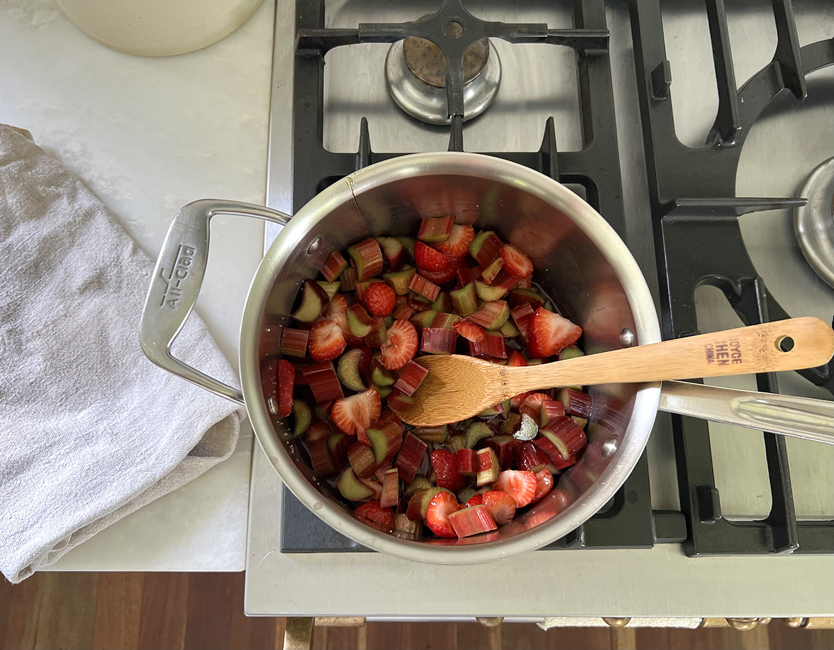 Strawberry Rhubarb Compote - Courtney Adamo