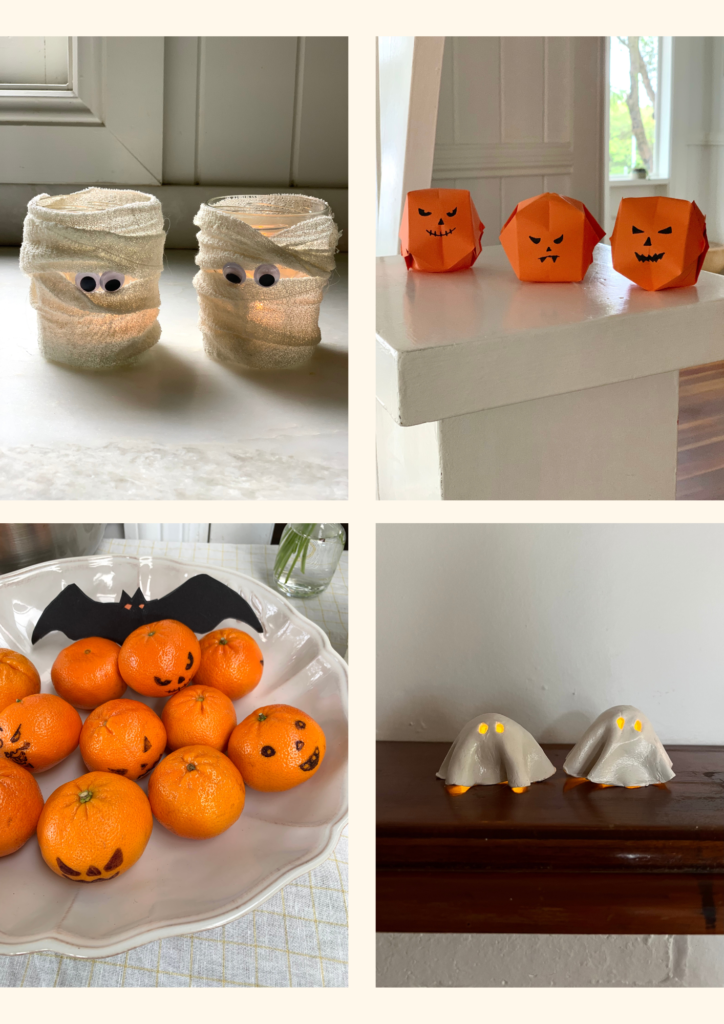 Simple Halloween decorations to make at home with your kids - Courtney ...